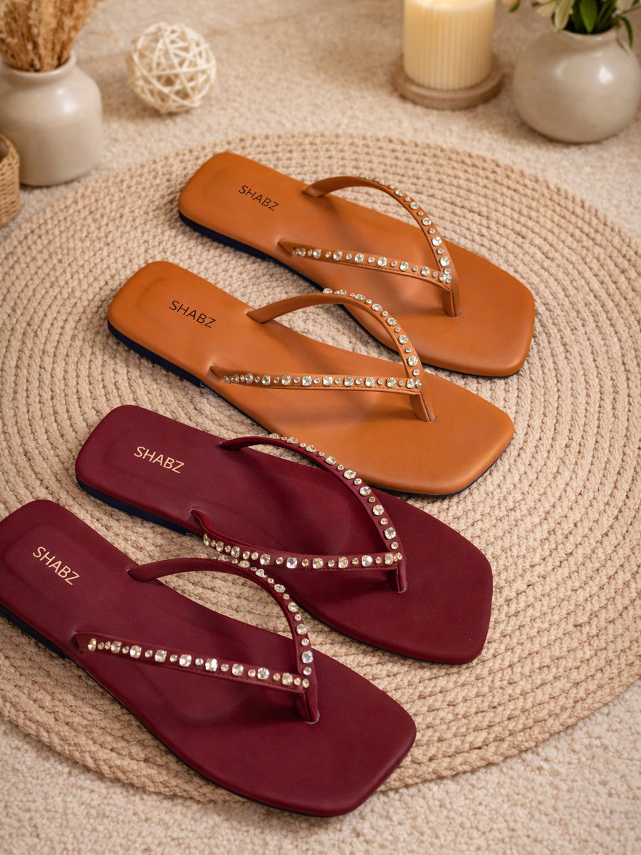 SAFFRON BLOOM FLIP-FLOP – SHABZ